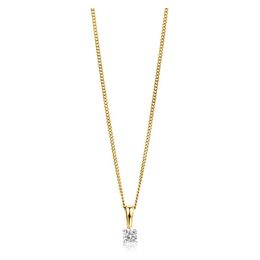 Revoni Gold-Halskette mit Diamant-Anh&auml;nger - (L)45 cm - 76% | Schmuck