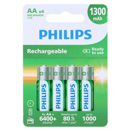 Philips AA-Batterien 1300bmAh - 4 St&uuml;ck - 14% | Technikzubehoer