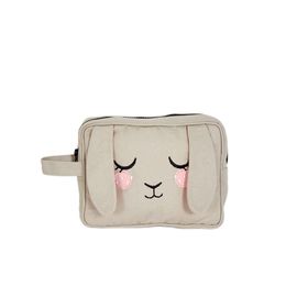 Roommate Kosmetiktasche "Bunny" in Beige - (L)22 x (B)17 cm - 44% | Kinder-rucksaecke-taschen
