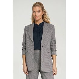 Nife Blazer in Wei&szlig;/ Dunkelblau/ Rot - 74% | Gr&ouml;&szlig;e 38 | Damenjacken