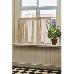 Jotex Caf&eacute;hausvorhang "Lina" in Beige - 29% | Gr&ouml;&szlig;e 75x250 cm | Gardinen-vorhaenge