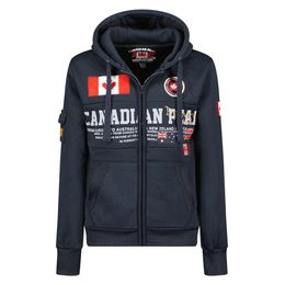 Canadian Peak Sweatjacke "Fipeak" in Dunkelblau - 66% | Gr&ouml;&szlig;e XXL | Damen-sweatshirts-jacken