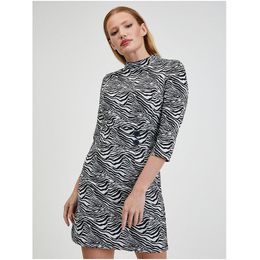 ORSAY Kleid in Wei&szlig;/ Schwarz - 50% | Gr&ouml;&szlig;e 42 | Damen-kleider