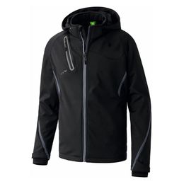 Erima Softshelljacke "Function" in Schwarz - 48% | Gr&ouml;&szlig;e 128 | Kinder-outdoor-jacken