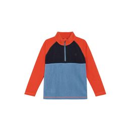 Color Kids Fleecepullover in Blau/ Dunkelblau/ Rot - 35% | Gr&ouml;&szlig;e 104 | Kids-fleecejacken-fleecepullover