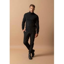 Perfect Cashmere Kaschmir-Rollkragenpullover "Trevor" in Schwarz - 57% | Gr&ouml;&szlig;e L | Herren-plussize