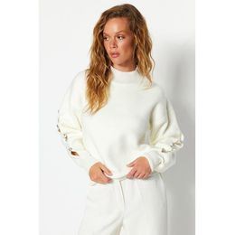 Trendyol Pullover in Creme - 50% | Gr&ouml;&szlig;e M | Damen-pullover-cardigans