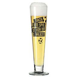 Ritzenhoff Bierglas "Fu&szlig;bal" in Schwarz - 330 ml - 46% | Gedeckter-tisch
