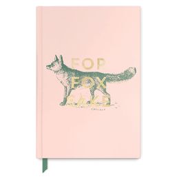 DESIGNWORKS INK Notizbuch "For Fox Sake" in Rosa - (L)21,6 x (B)14,6 cm - 14% | Buero-schulbedarf