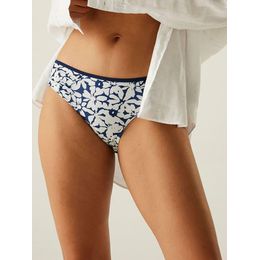 Regatta Bikini-Hose "Aceana" in Dunkelblau/ Wei&szlig; - 63% | Gr&ouml;&szlig;e 46 | Damen-bademode