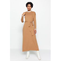 Trendyol Kleid in Camel - 61% | Gr&ouml;&szlig;e XL | Damen-kleider