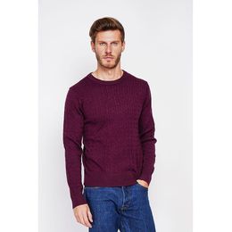 C& Jo Pullover in Bordeaux - 72% | Gr&ouml;&szlig;e 46 | Herren-plussize