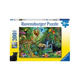 Ravensburger 200tlg. Puzzle "Tiere im Dschungel" - ab 8 Jahren - 14% | Gesellschaftsspiele