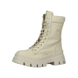 Steve Madden Leder-Boots in Creme - 78% | Gr&ouml;&szlig;e 41 | Damen-stiefel