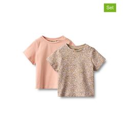 Wheat 2er-Set: Shirts ''Manna'' in Beige/ Apricot - 61% | Gr&ouml;&szlig;e 92 | Baby-shirts