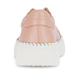 Gabor Leder-Sneakers in Rosa/ Bunt - 53% | Gr&ouml;&szlig;e 40 | Damen-sneakers