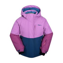 Peek U Ski-/ Snowboardjacke "Ciel" in Lila/ Dunkelblau - 68% | Gr&ouml;&szlig;e 98 | Kinder-outdoor-jacken