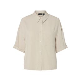 Pieces Bluse "Vinsty" in Sand - 48% | Gr&ouml;&szlig;e S | Damen-blusen