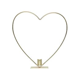 STAR TRADING LED-Dekoleuchte "Flamme Heart" in Gold - (B)28 x (H)28 cm - 12% | Lichterketten-dekobeleuchtung
