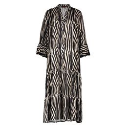 miss goodlife Kleid "Zebra" in Schwarz/ Creme - 73% | Gr&ouml;&szlig;e S | Damen-kleider