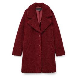 V&eacute;ro Moda Vero Moda Teddymantel in Bordeaux - 48% | Gr&ouml;&szlig;e L | Damenjacken