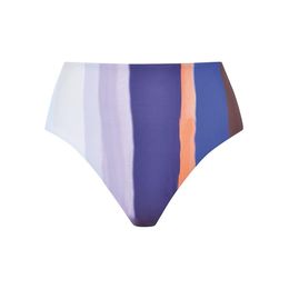 Naturana Bikini-Hose in Lila/ Wei&szlig;/ Blau - 54% | Gr&ouml;&szlig;e 38 | Damen-bademode