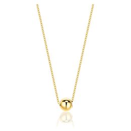 Diamant Exquis Gold-Halskette mit Schmuckelement - (L)42 cm - 76% | Schmuck