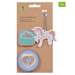 L&auml;ssig L&auml;ssig 3er-Set: Patches "Unicorn" in Lila/ Rosa - 12% | Kreativbedarf-diy