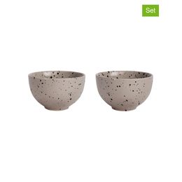 Sagaform 2er-Set: Servierschalen in Grau - &Oslash; 12 cm - 45% | Gedeckter-tisch