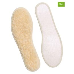 Kaiser Naturfellprodukte 2er-Set: Lammfell-Einlegesohlen in Beige - 25% | Gr&ouml;&szlig;e 38 | Damen-schuhpflege