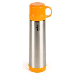 Trendy Kitchen by EXC&Eacute;LSA Thermosflasche "Cup&Go" in Silber/ Orange - 750 ml - 60% | Damen-outdoor-ausruestung