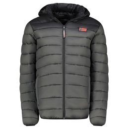 Geographical Norway Steppjacke "Amigoglerc Hood" in Anthrazit/ Schwarz - 62% | Gr&ouml;&szlig;e L | Herrenjacken