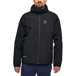 Hagl&ouml;fs Hagl&ouml;fs Regenjacke "Kaise GTX" in Schwarz - 51% | Gr&ouml;&szlig;e M | Herren-outdoorjacken