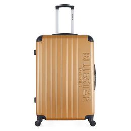 BlueStar Hardcase-Trolley "Bucarest" - (B)47 x (H)75 x (T)29 cm in Gold - 66% | Damen-koffer-reisegepaeck