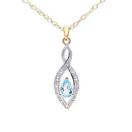 Revoni Gold-Halskette mit Diamant-Anh&auml;nger - (L)46 cm - 75% | Schmuck