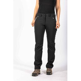 Maul Sport Softshellhose "Klosters REC" in Schwarz - 54% | Gr&ouml;&szlig;e 48 | Damen-sporthosen
