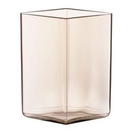 iittala Vase ''Ruutu'' in Beige - (B)11,5 x (H)14 x (T)11,5 cm - 41% | Kerzen-vasen