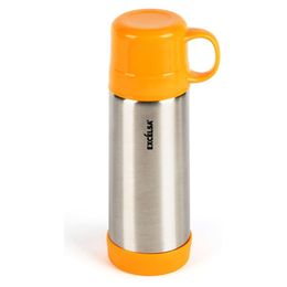 Trendy Kitchen by EXC&Eacute;LSA Thermosflasche "Cup&Go" in Silber/ Orange - 350 ml - 57% | Damen-outdoor-ausruestung