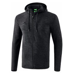 Erima Fleecejacke in Schwarz - 50% | Gr&ouml;&szlig;e S | Herren-pullover-sport