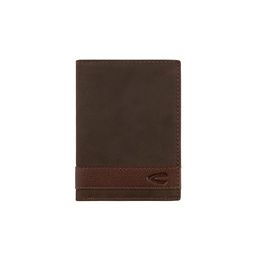 Camel Active Leder-Geldb&ouml;rse "Taipeh" in Dunkelbraun - (B)9,5 x (H)12,5 x (T)2 cm - 37% | Herren-portemonnaies-etuis