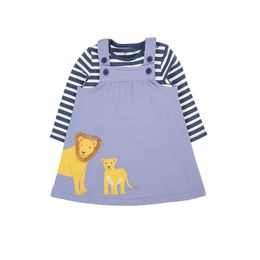 frugi 2tlg. Outfit "Pippa" in Wei&szlig;/ Blau - 44% | Gr&ouml;&szlig;e 104/110 | Kinderkleider