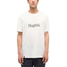 Hagl&ouml;fs Hagl&ouml;fs Shirt "Outsiders" in Wei&szlig; - 31% | Gr&ouml;&szlig;e M | Herren-plussize