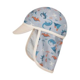 Playshoes Nackenschutzcap "Dino" in Hellblau - 29% | Gr&ouml;&szlig;e 49 cm | Baby-caps-huete