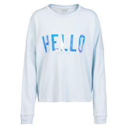 Herrlicher Sweatshirt in Hellblau - 56% | Gr&ouml;&szlig;e M | Damen-sweatshirts-jacken