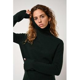 AUTHENTIC CASHMERE Kaschmir-Rollkragenpullover "Fornet" in Dunkelgr&uuml;n - 67% | Gr&ouml;&szlig;e L | Damen-pullover-cardigans