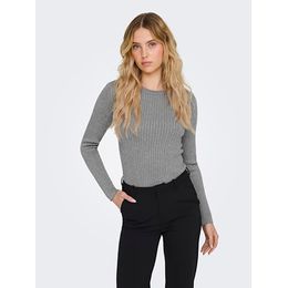 Jacqueline de Yong JDY Pullover in Hellgrau - 71% | Gr&ouml;&szlig;e M | Damen-pullover-cardigans