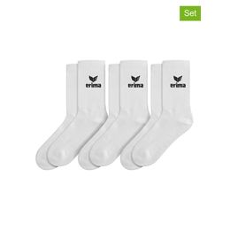 Erima 3er-Set: Sportsocken in Wei&szlig; - 52% | Gr&ouml;&szlig;e 43-46 | Damen-outdoor-ausruestung