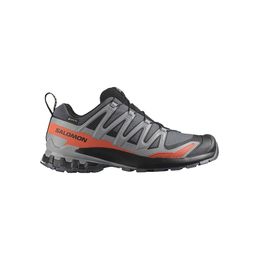 Salomon Laufschuhe "XA Pro 3D V9 GTX" in Grau/ Orange - 25% | Gr&ouml;&szlig;e 42 2/3 | Herrenschuhe-outdoorschuhe