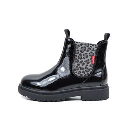 Levi's Levi ́s Chelsea-Boots "Oliver" in Schwarz/ Grau - 54% | Gr&ouml;&szlig;e 39 | Kinderstiefeletten