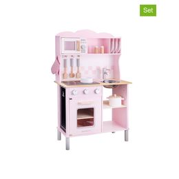 New Classic Toys Spielk&uuml;che "Kitchenette" mit Zubeh&ouml;r - ab 3 Jahren - 48% | Kaufladen-spielkueche